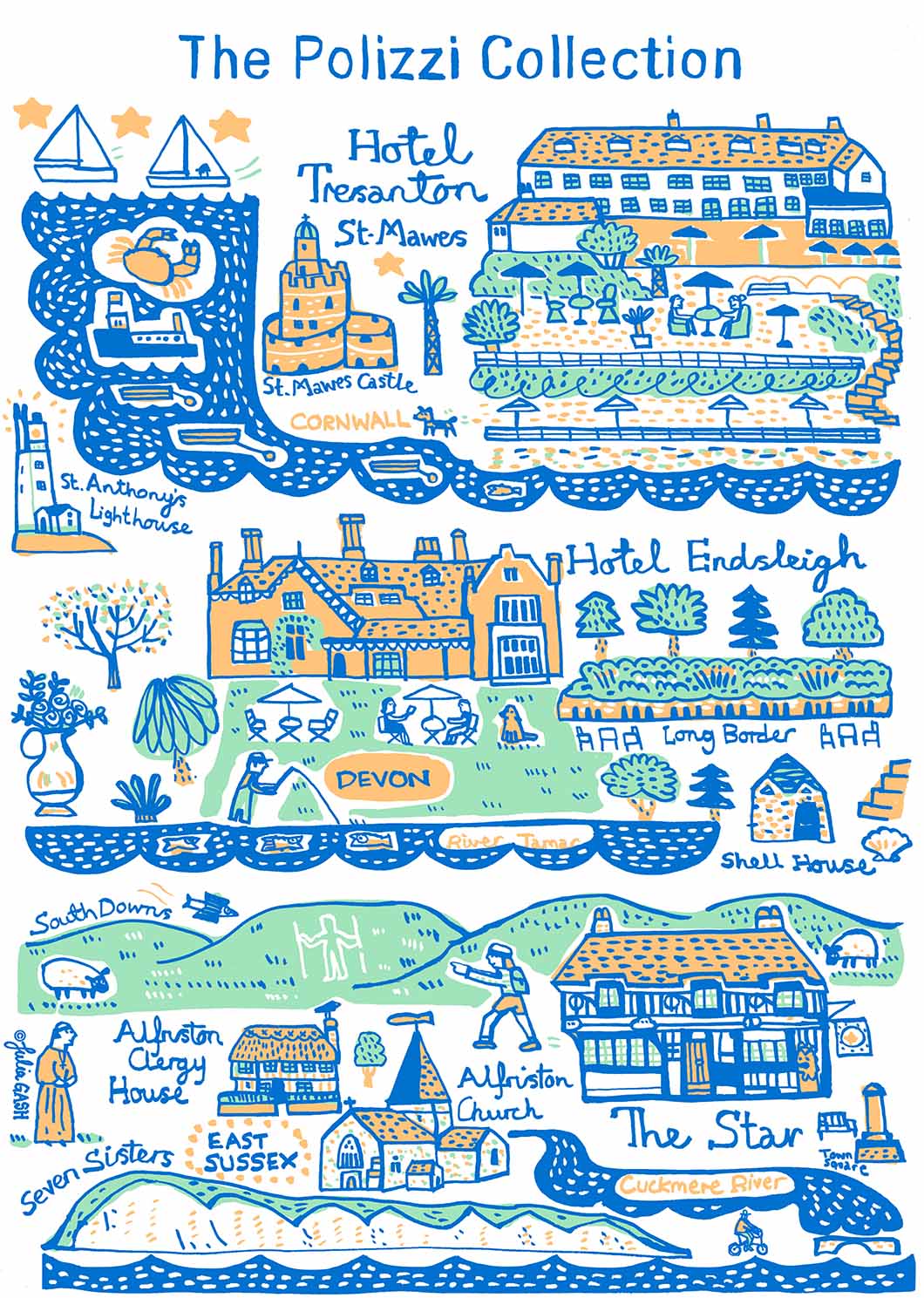 My Art for Fabulous Places to Stay ... - Julia Gash