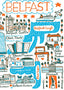 Belfast Greeting Card by British Travel Artist Julia Gash