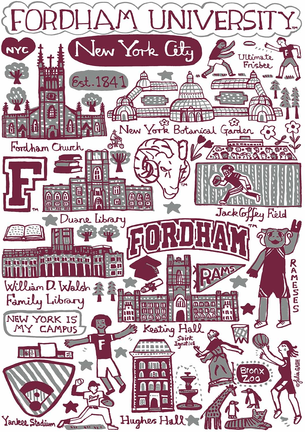 Fordham University Logo Fordham University Hi Res Stock Photography