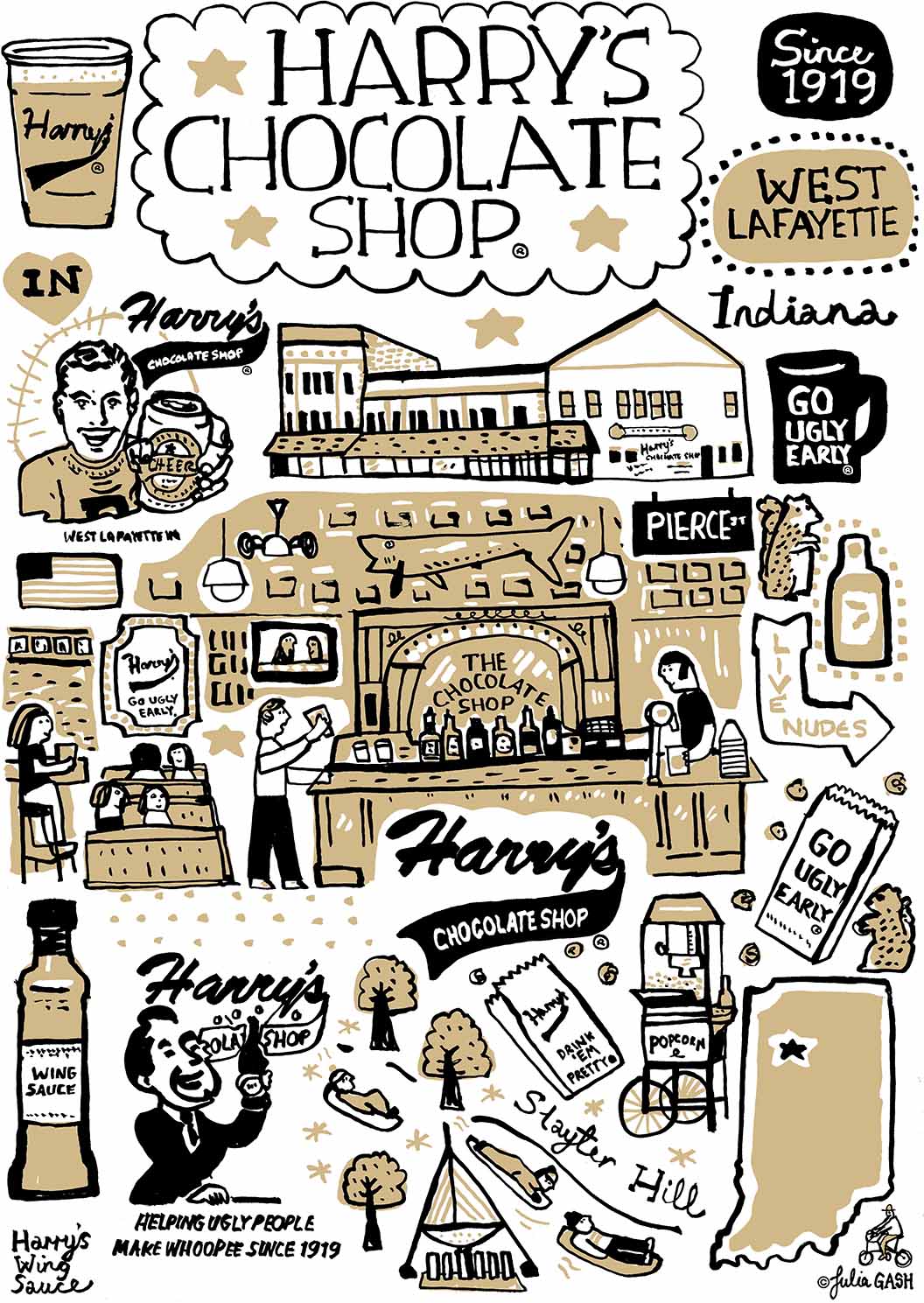 Harry's Chocolate Shop Design - Julia Gash