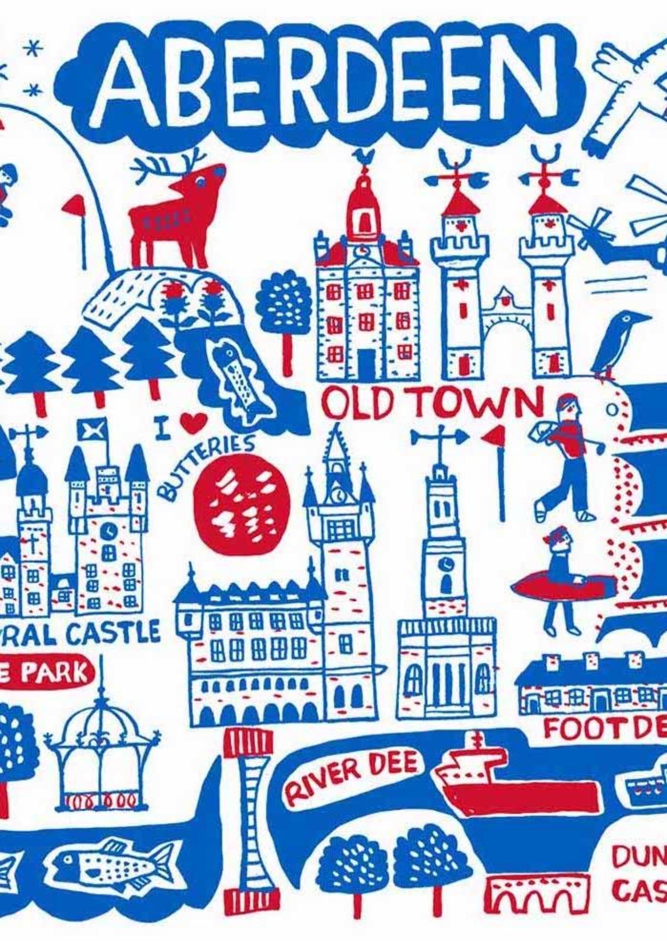 Aberdeen by Dasher Art Print