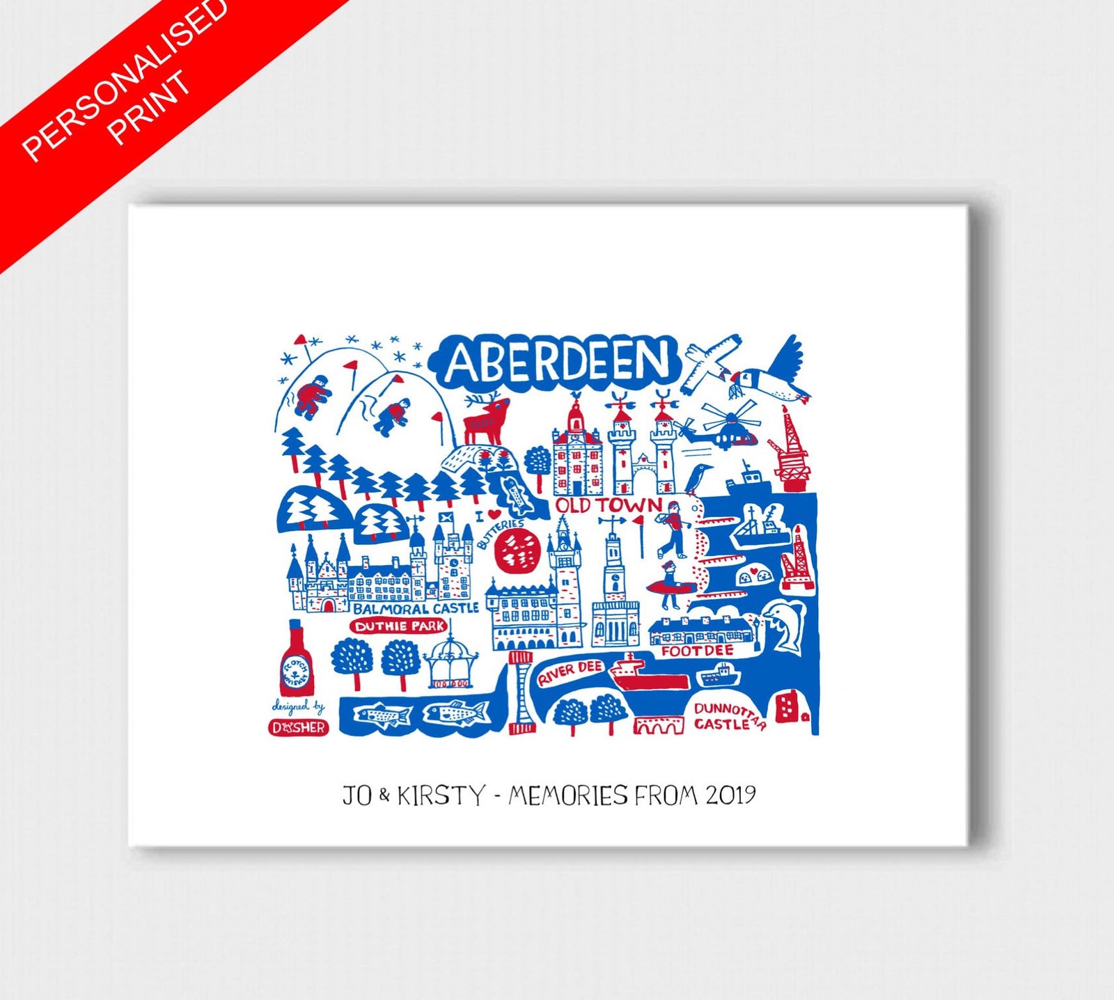 Aberdeen by Dasher Art Print