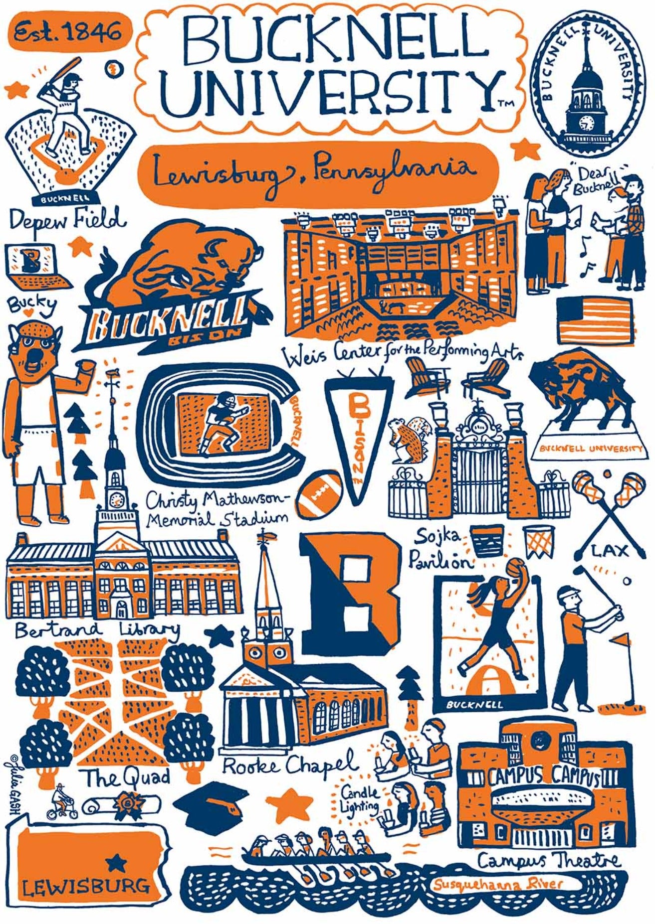 Bucknell University Logo