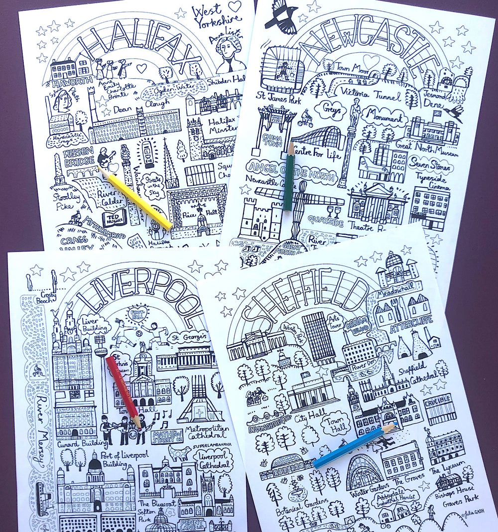 It's Great Up North - Colouring eBook