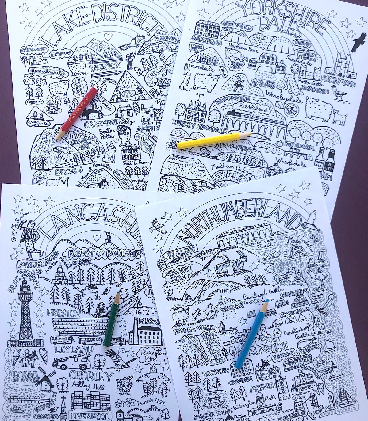 It's Great Up North - Colouring eBook