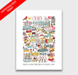 Ohio Art Print by British Travel Artist Julia Gash