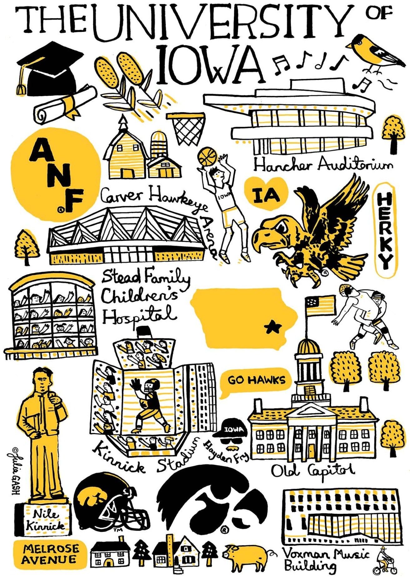 University of Iowa Design - Julia Gash