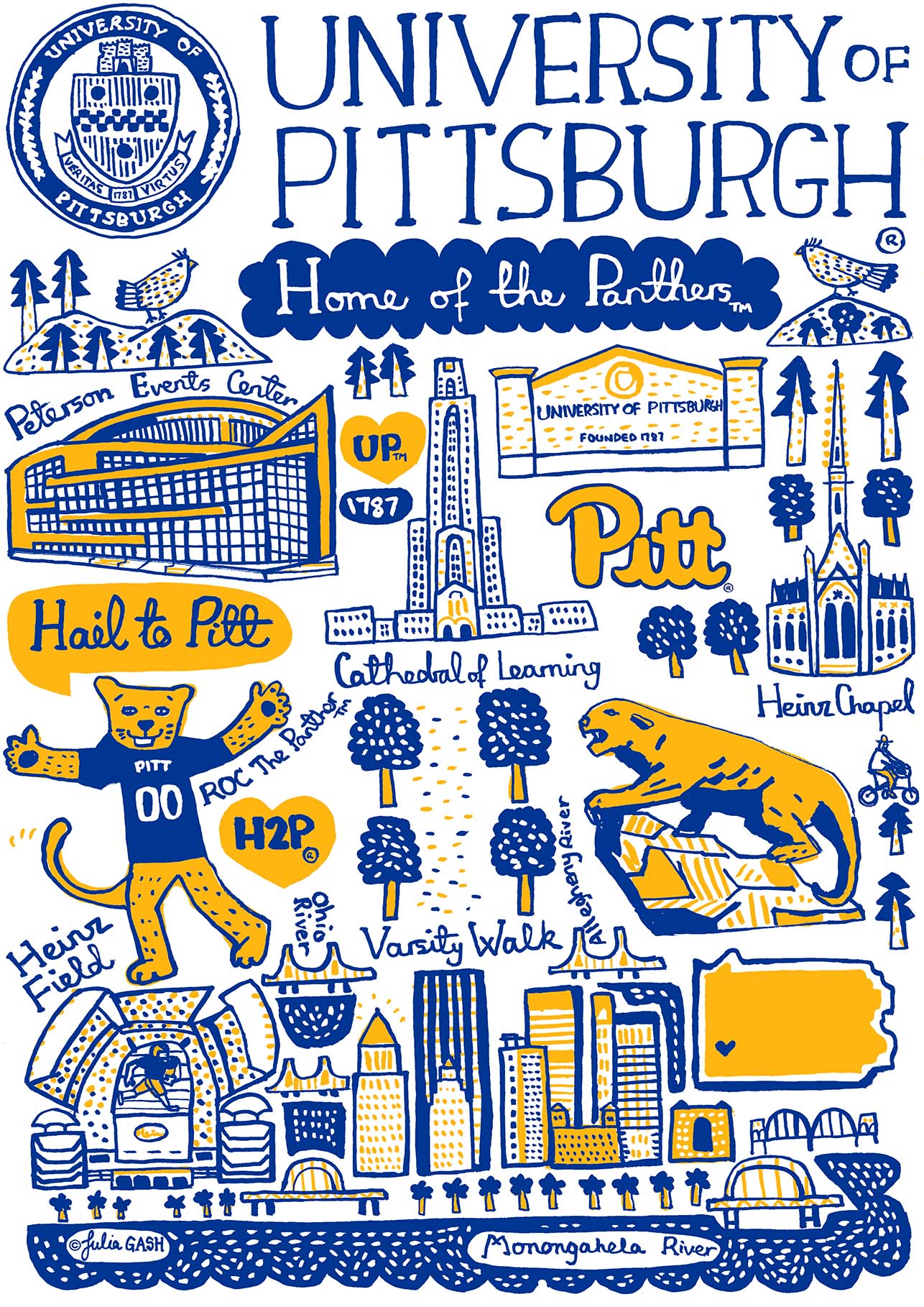 University Of Pitt Logo Pitt Panthers Vs. Boston College Eagles