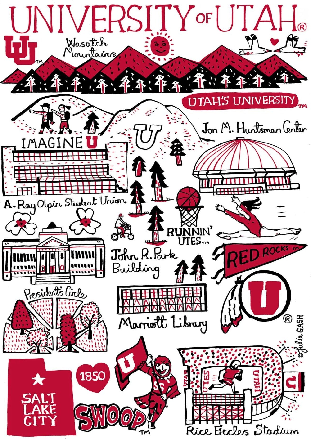 University of Utah Design - Julia Gash